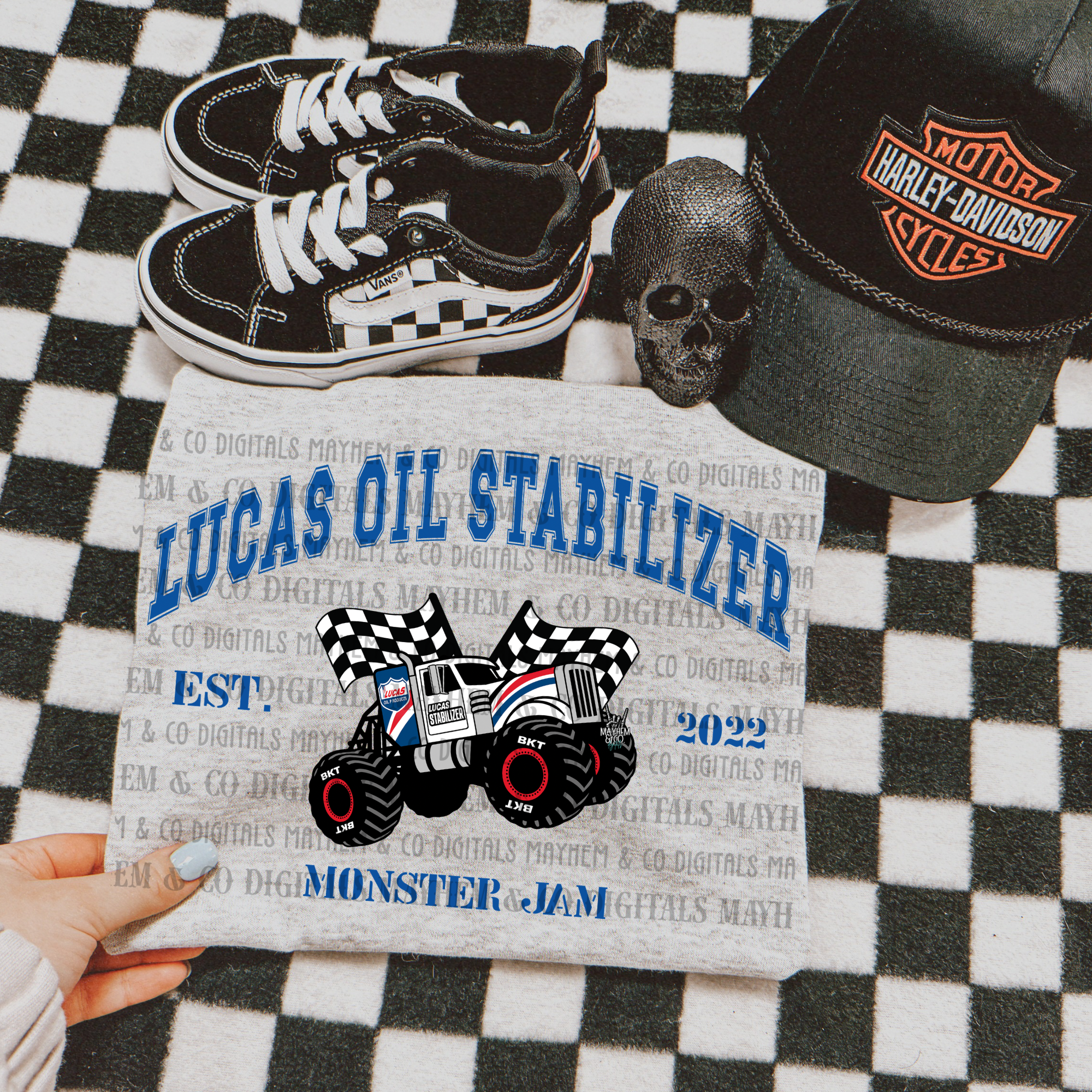 MJ Varsity Lucas Oil -Digital – Mayhem & Co