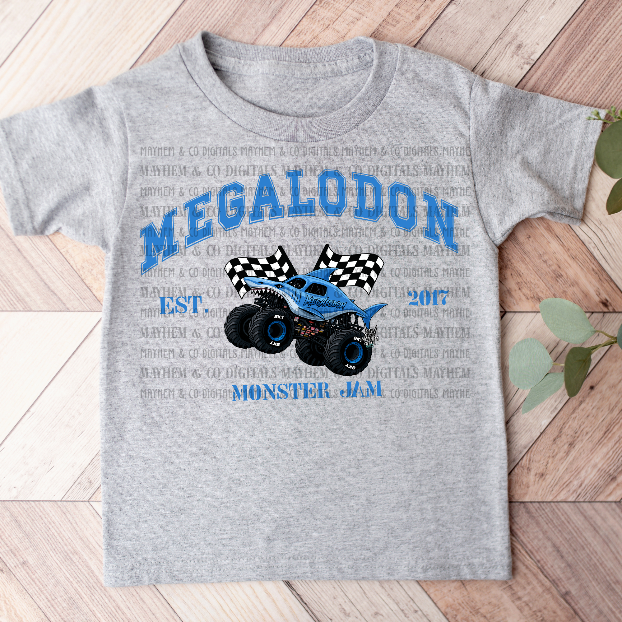 MJ Varsity Megalodon-Digital – Mayhem & Co