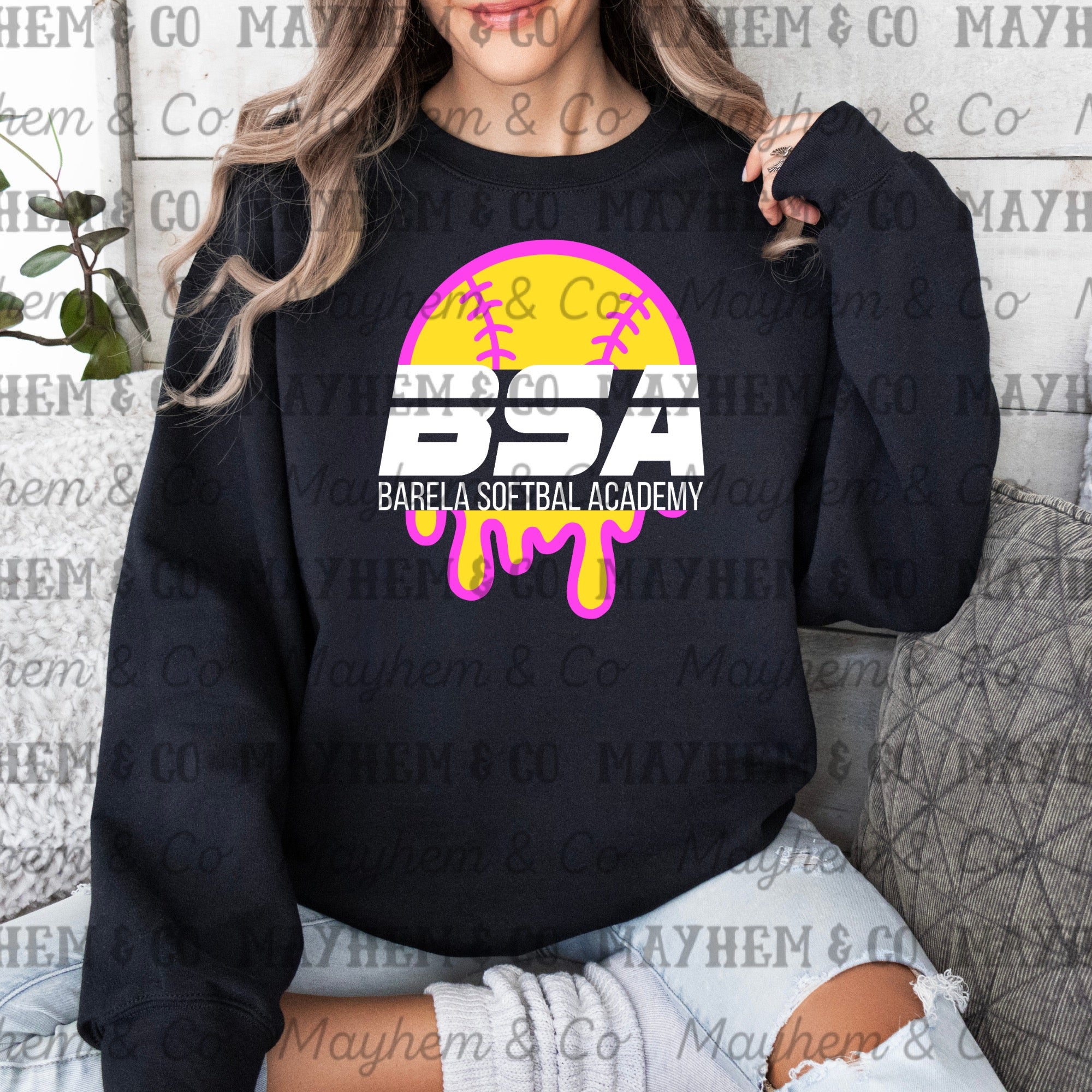 Barela Crewneck -Adult – Mayhem & Co
